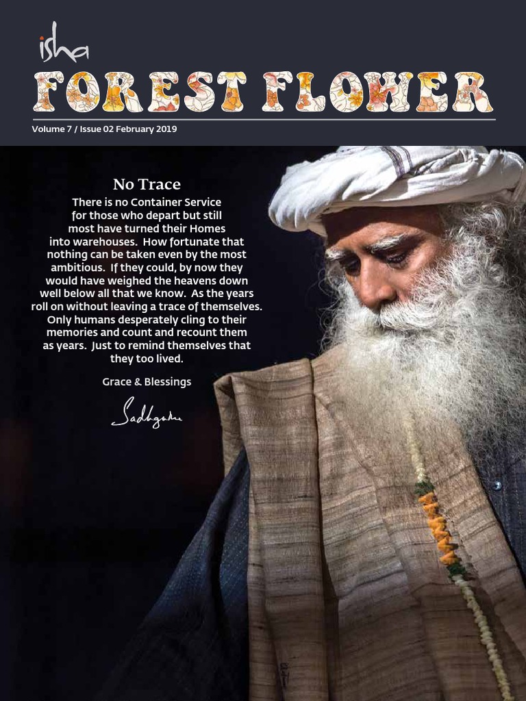 Isha Forest Flower Feb 2019 | PDF | Religion & Spirituality