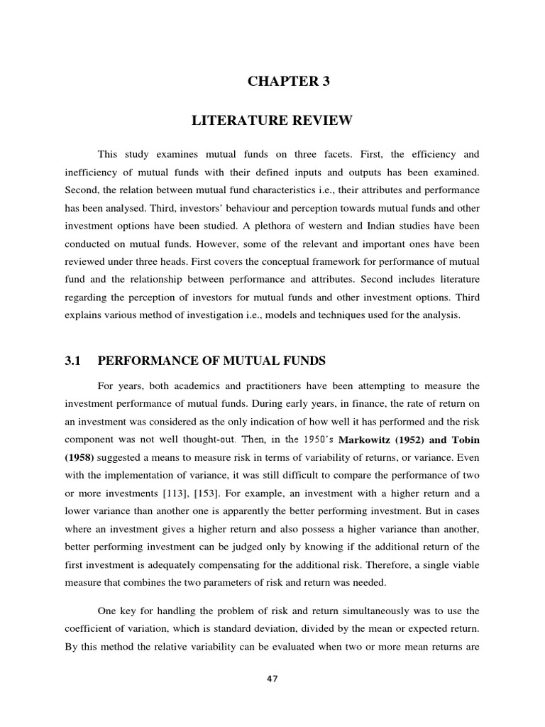 09 - Chapter 3 PDF | PDF | Investment Fund | Mutual Funds