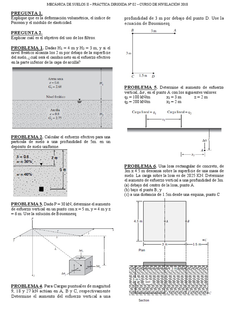 Practica Dirigida 2 | PDF | Mecánica de suelos | Tanques