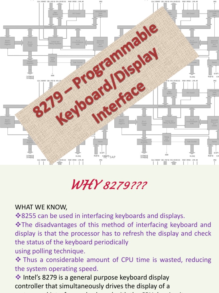 Intel 8279 Keyboard Display Controller | PDF | Computer Keyboard ...