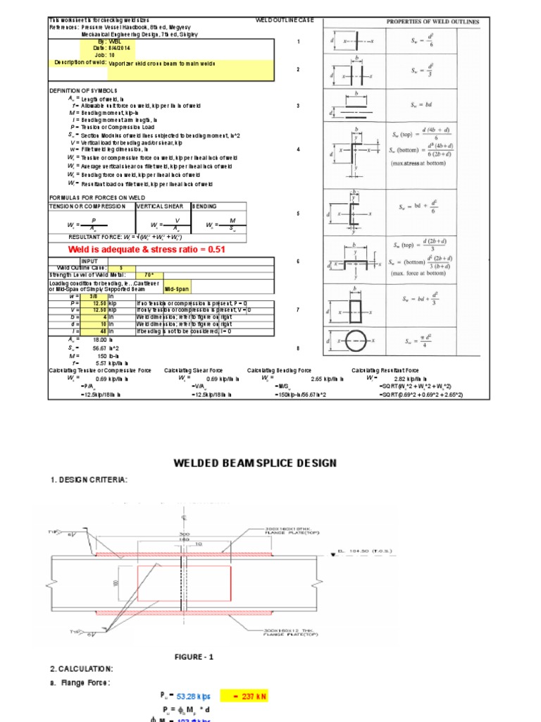 Welding Splice Design | PDF | Bending | Beam (Structure)