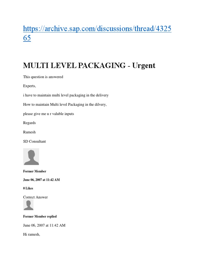 Multi Level Packaging | PDF | Packaging And Labeling | Business