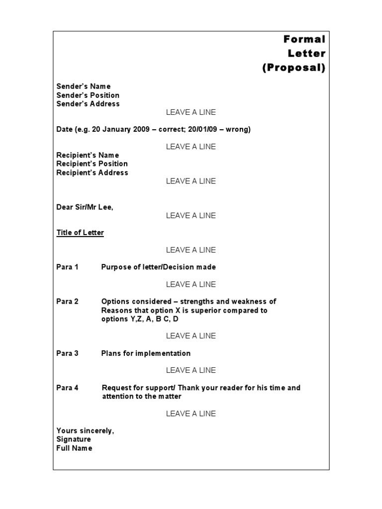 O Level Situational Writing Formats | PDF