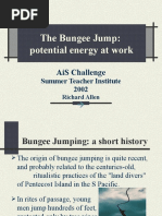 Physics of Bungee Jumping Explained | PDF | Potential Energy | Force