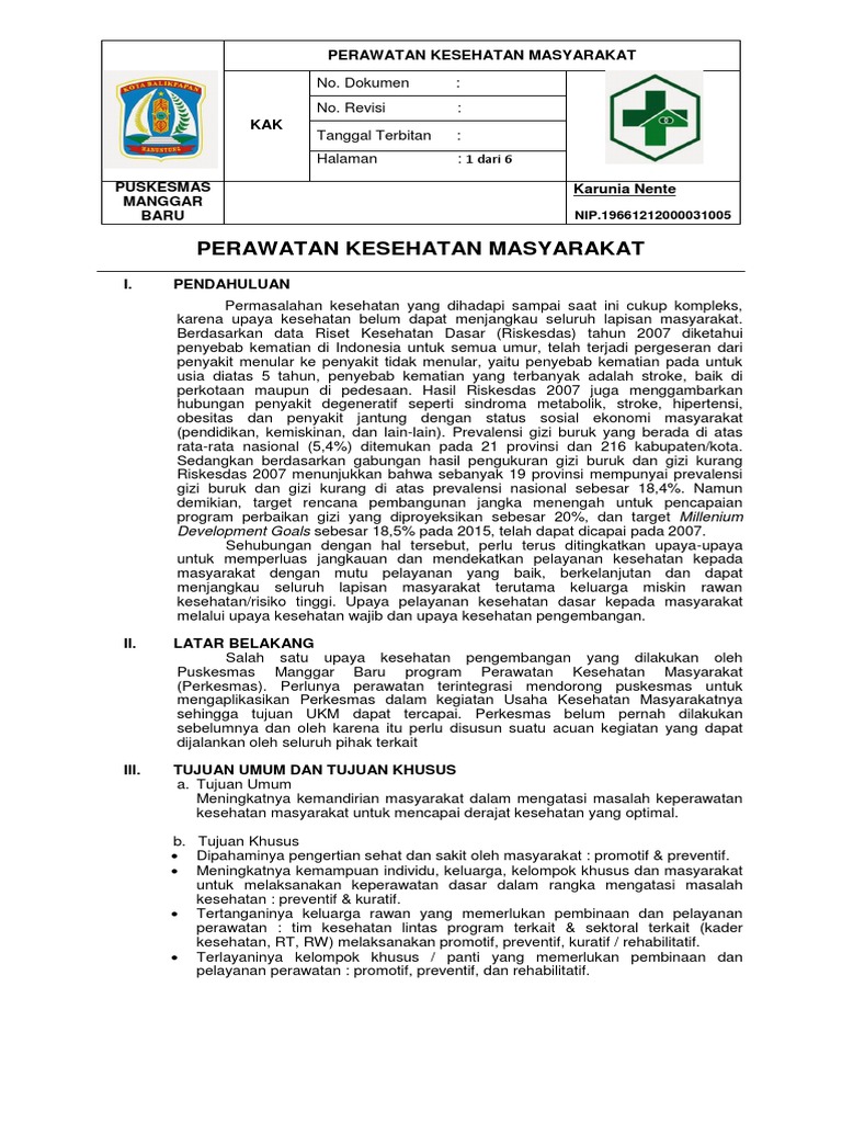 Memperkuat Kesehatan Masyarakat Melalui Perawatan Kesehatan Berbasis Masyarakat | PDF
