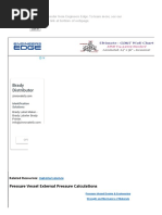 STIFFENING RING - Boiler and Pressure Vessel Engineering - Eng-Tips | PDF