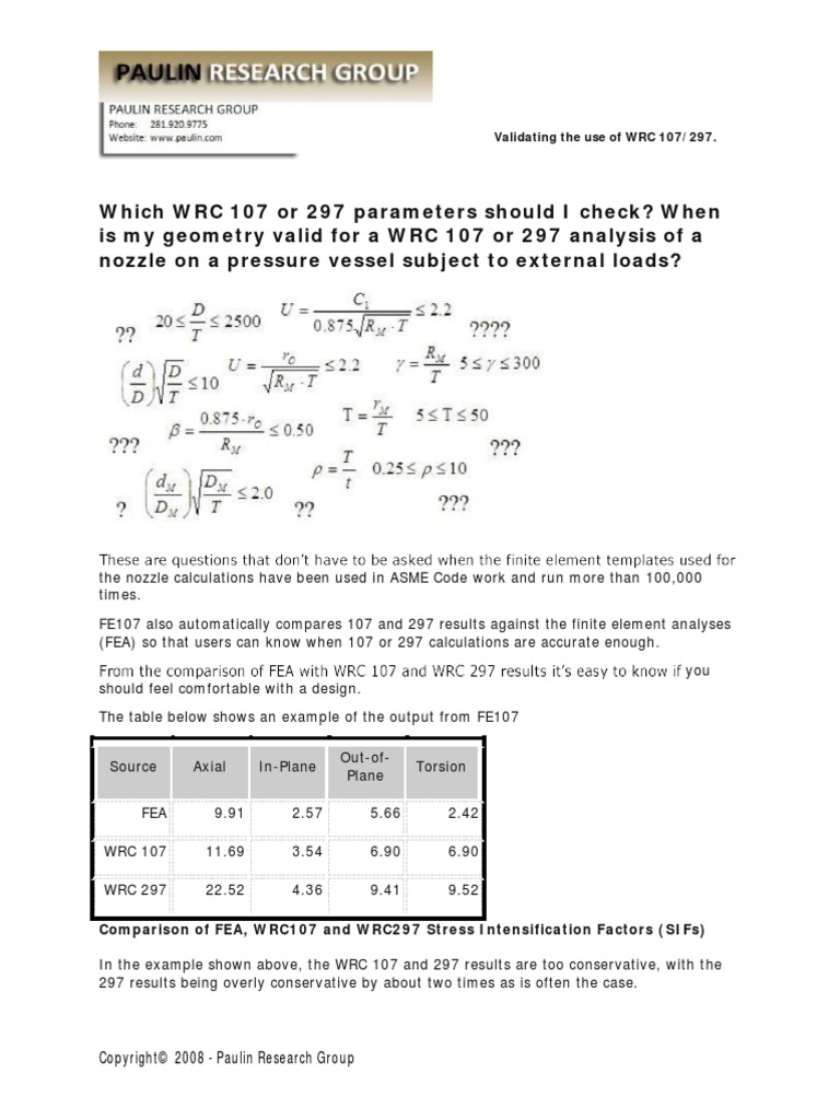 Valid Eligiblity Criteria For Web 107 & WRC 297 | PDF | Stress (Mechanics) | Finite Element Method