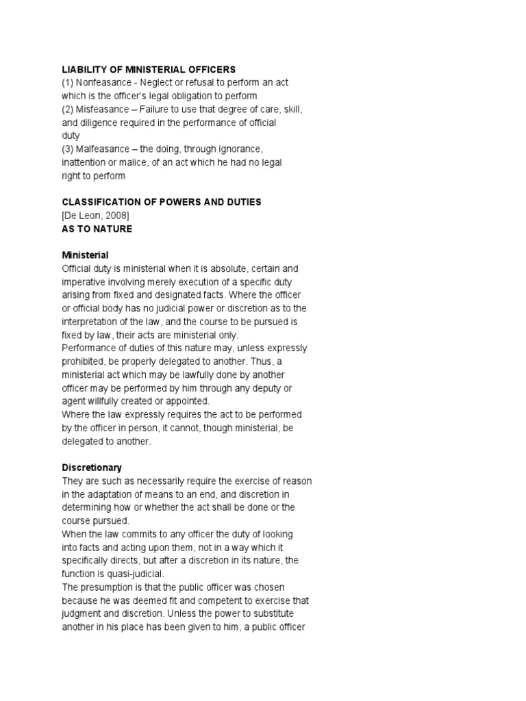 Public Officers Notes | Download Free PDF | Impeachment | Crime & Violence