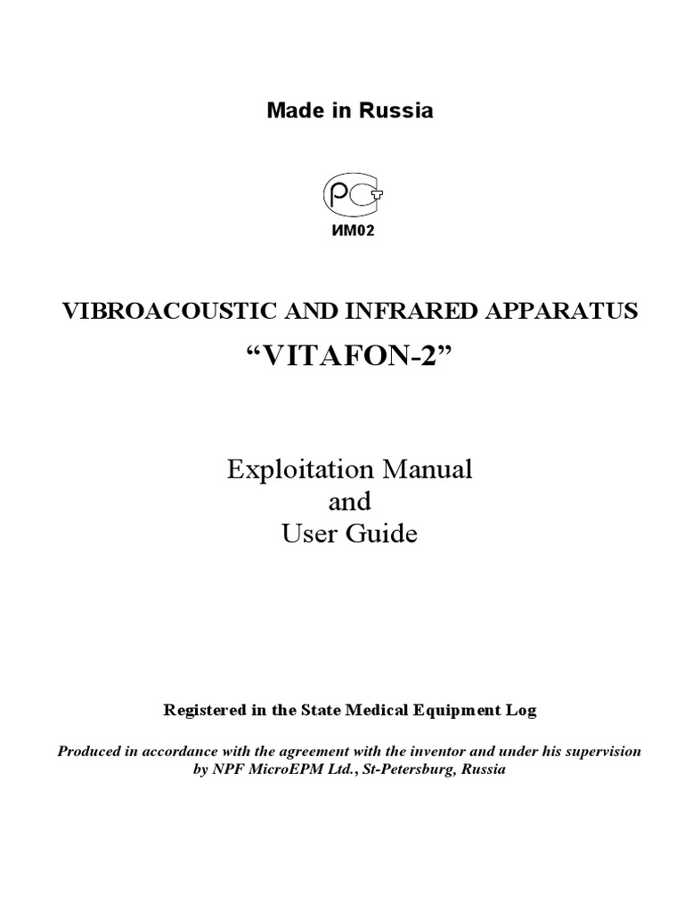 Manuals Vitafon 2 PDF | PDF | Time | Switch