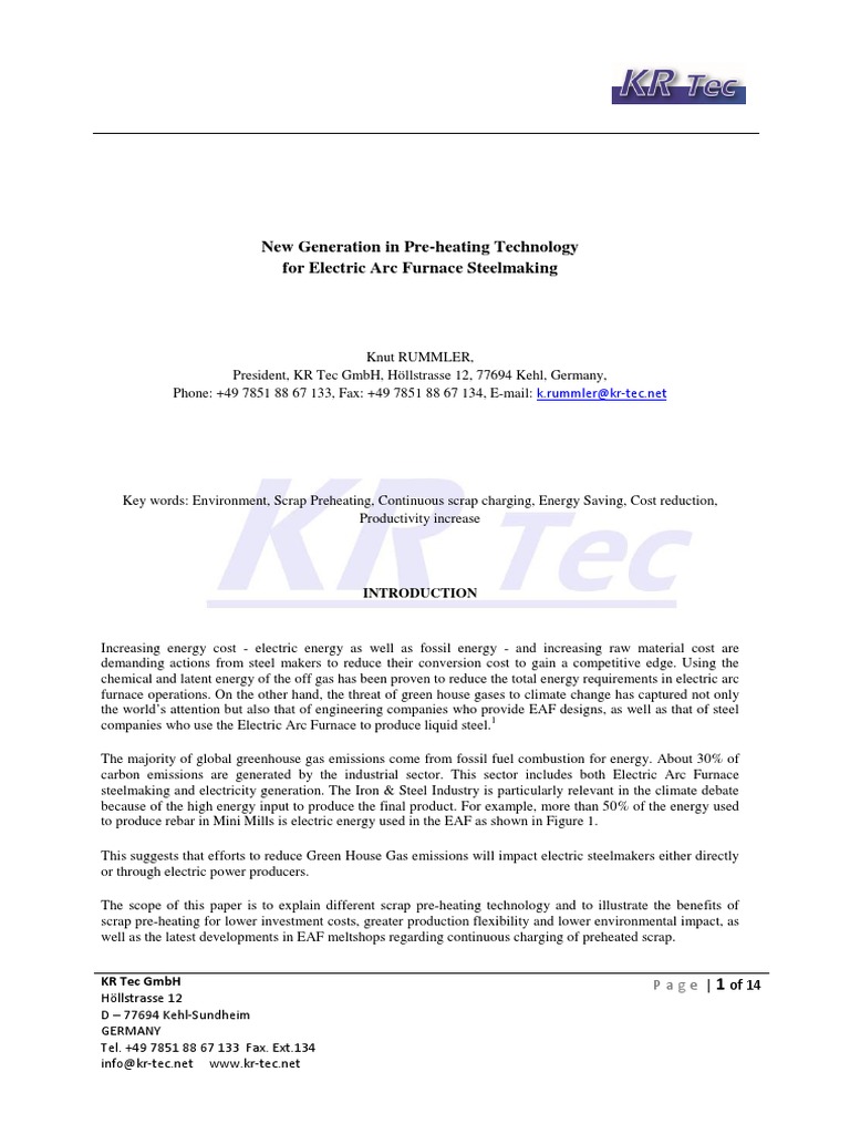 Epc Paper B | PDF | Steelmaking | Scrap
