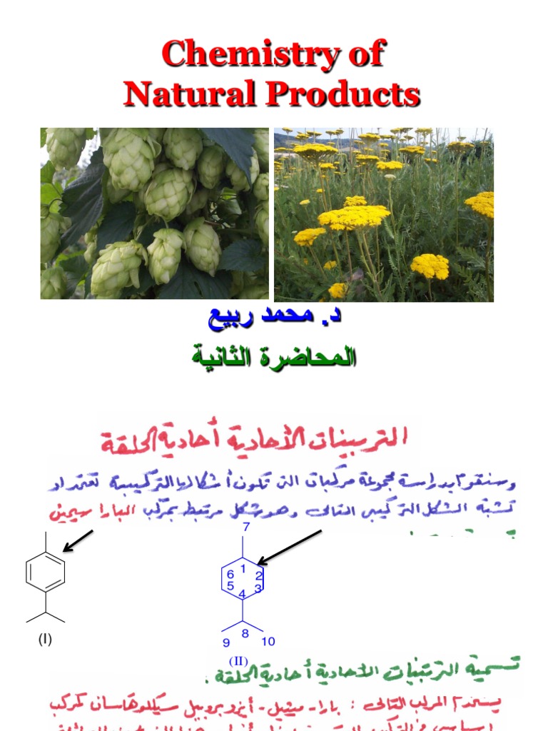 Chemistry of Natural Products | PDF