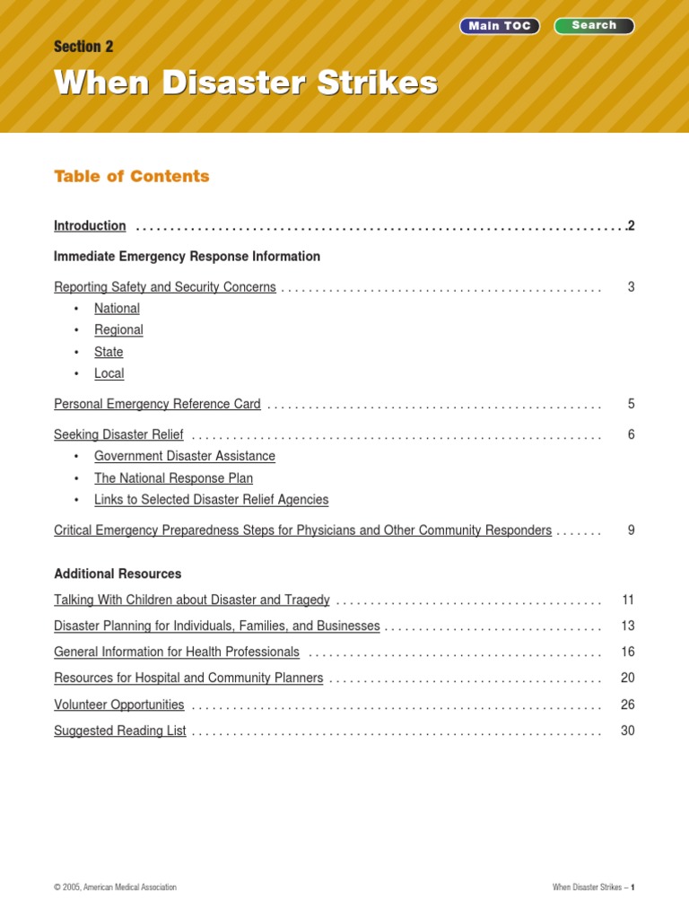 02 Disaster | PDF | Emergency Management | Emergency