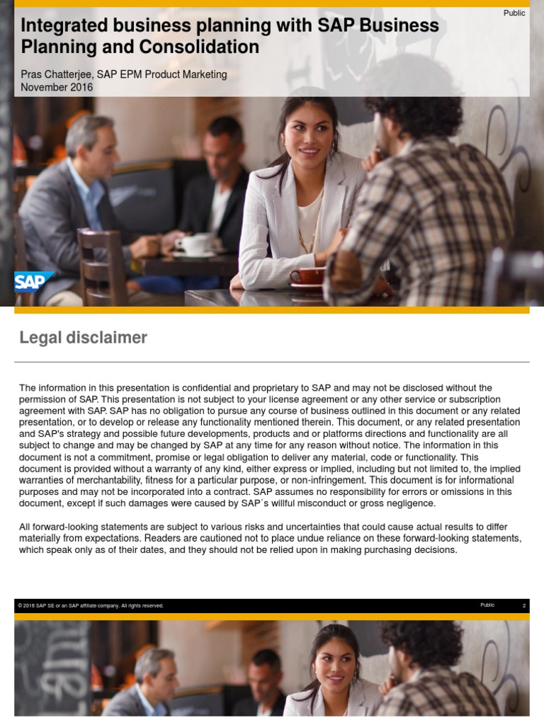 Integrated Business Planning With SAP Business Planning and ...