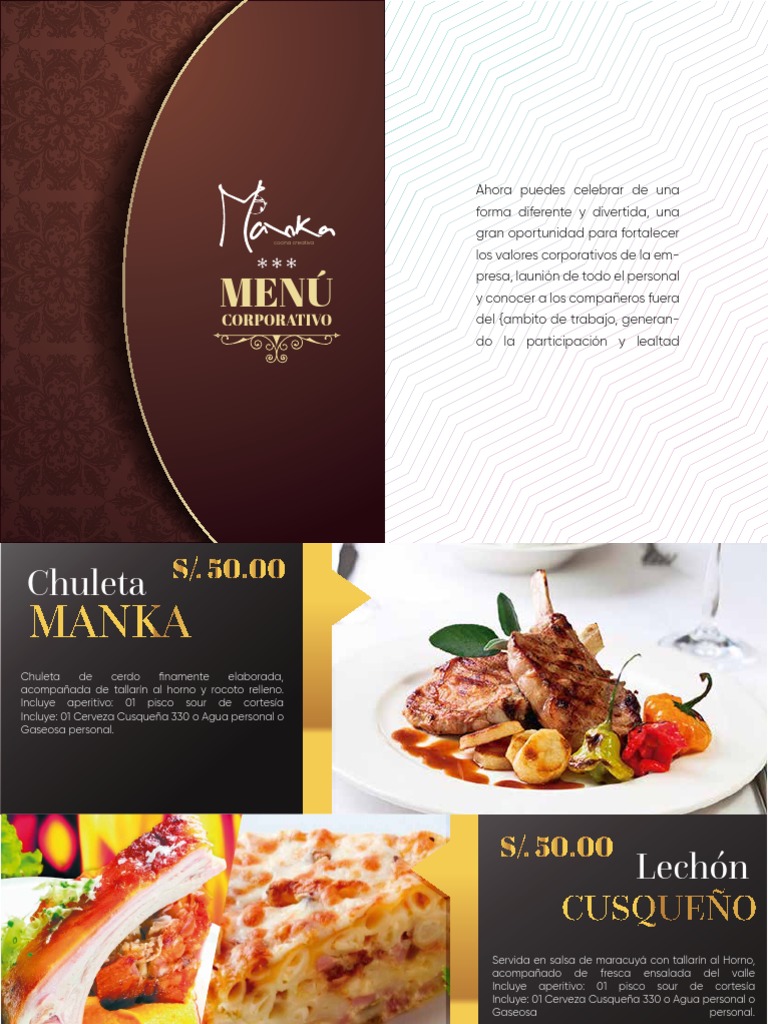 Carta Manka Pdf Pdf Ensalada Salsa