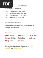 Order of Adjectives: Nosascomp | PDF | Adjective | Noun