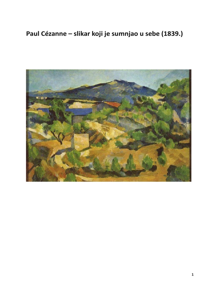 Paul Cézanne | PDF