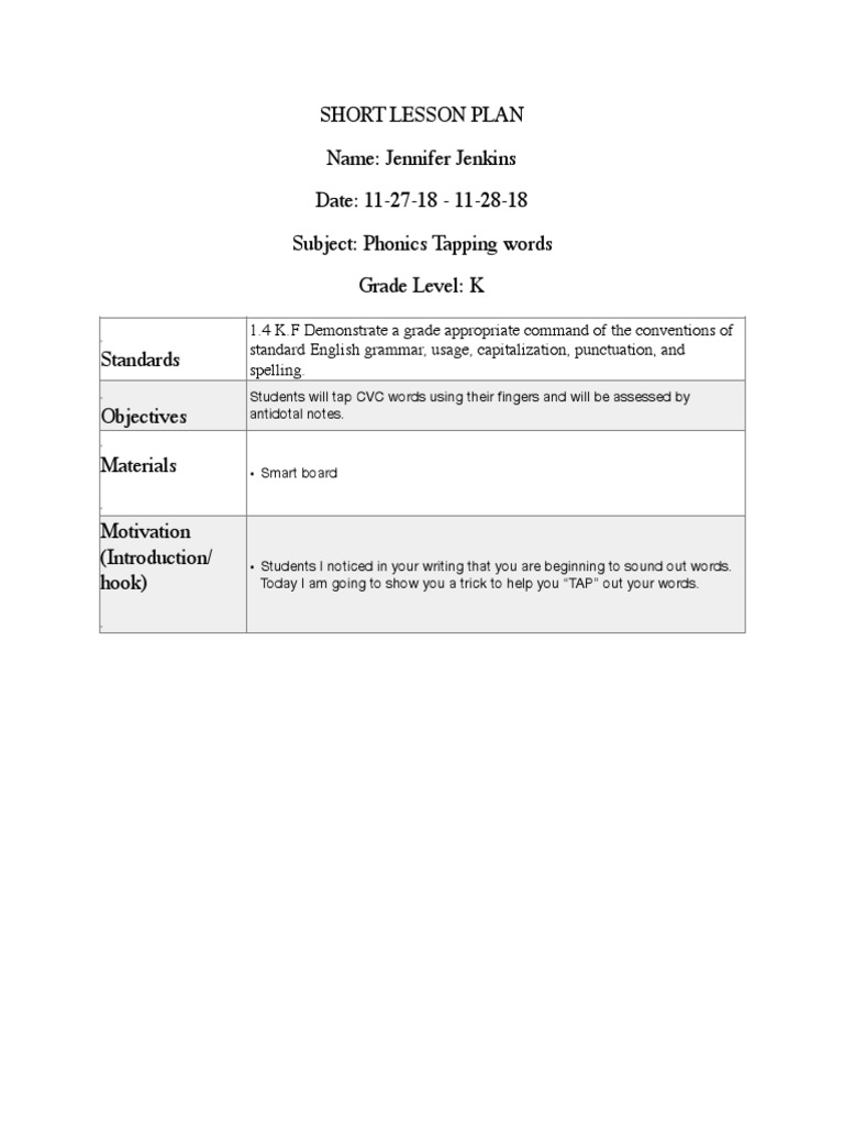 Tapping Words P | PDF