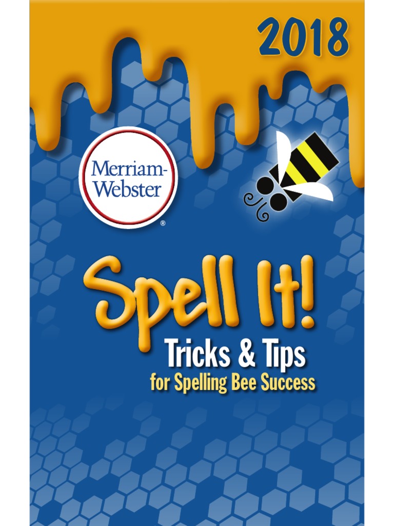 Spelling Bee Success-Tricks & Tips | PDF | English Language | Linguistics