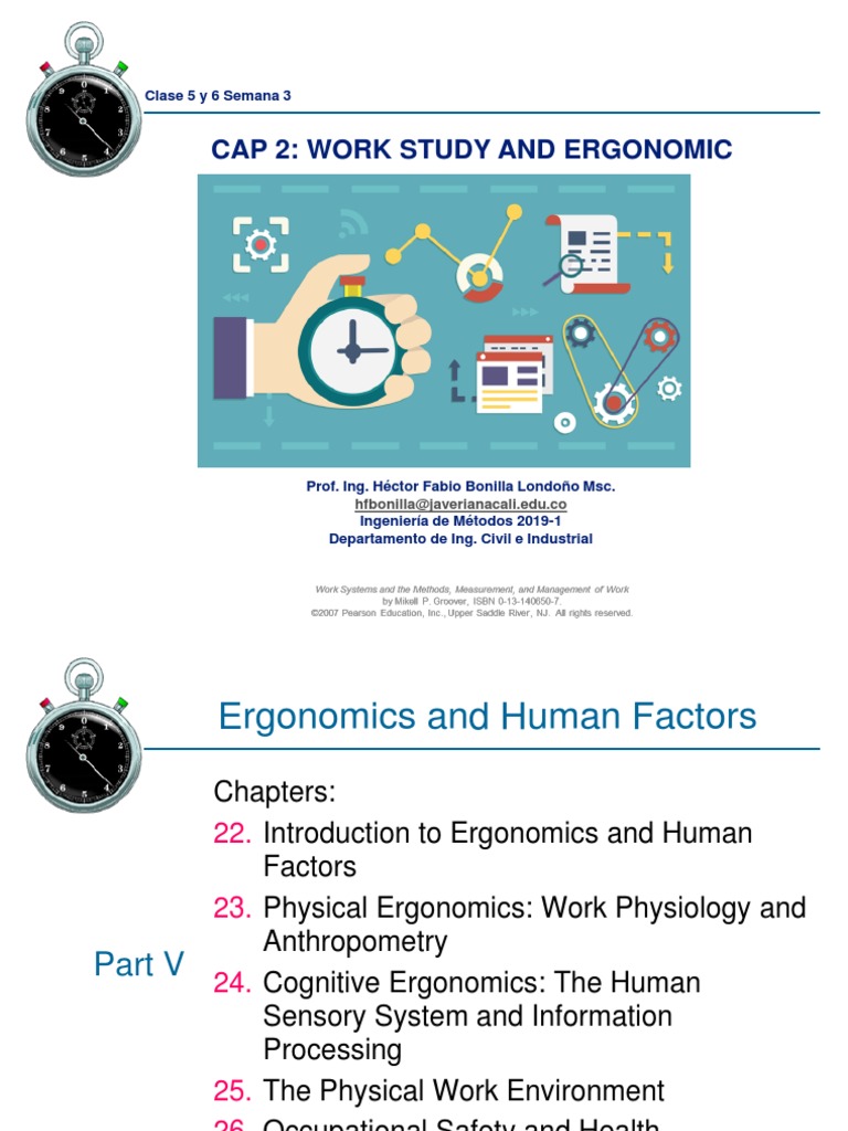 Chapter 1-Work Study Mikell Groover | PDF | Human Factors And Ergonomics | Cognitive Science