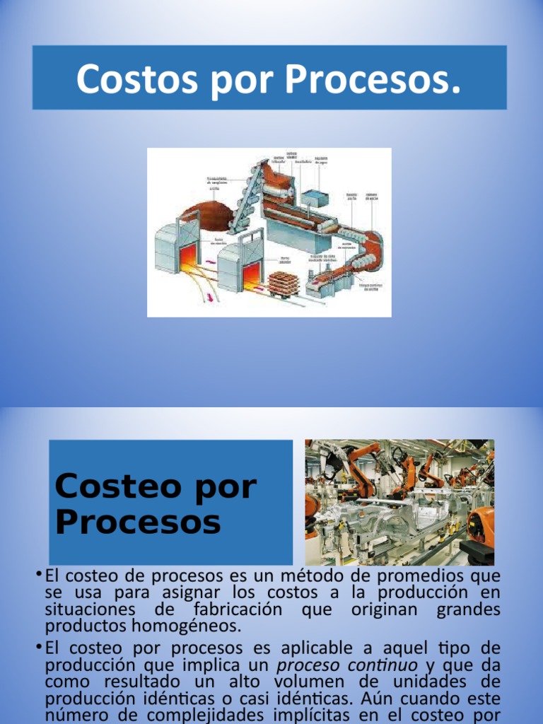 Sistema de Costos X Procesos | PDF | Inventario | Costo
