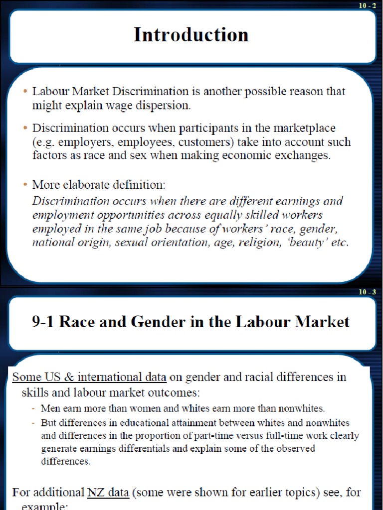 Borjas Chapter 9 | PDF