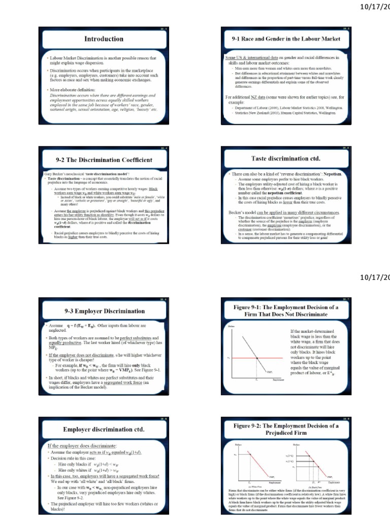 Borjas Chapter 9 | PDF
