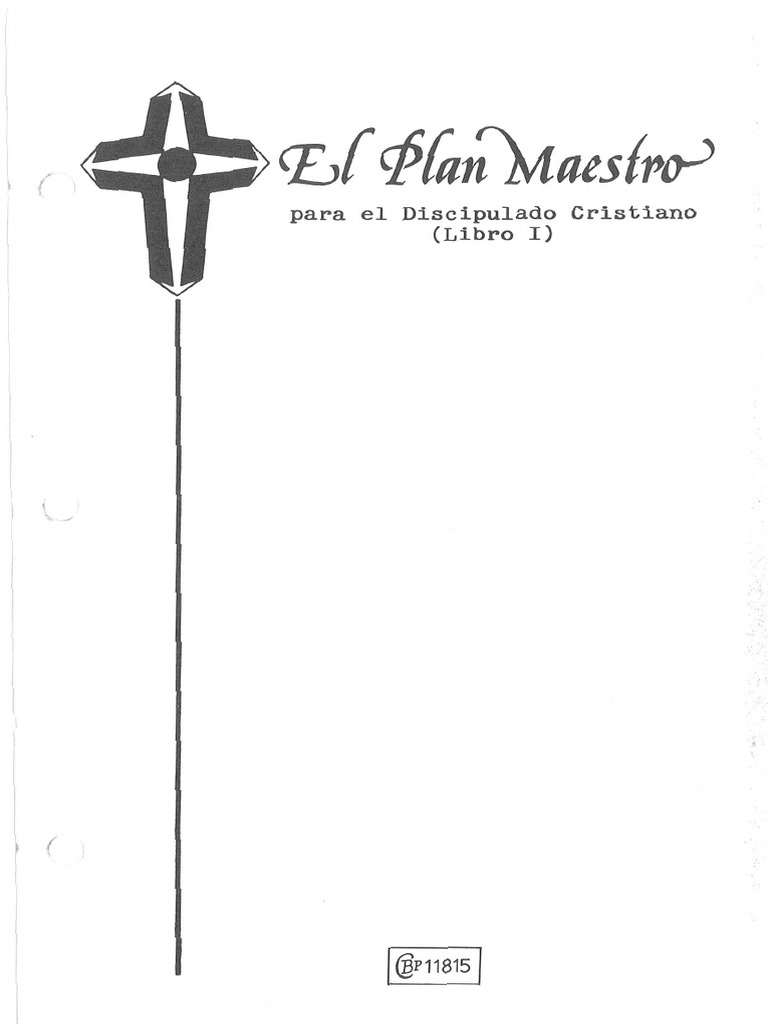 EL Plan Maestro Libro 1 | PDF | Oración | Cristo (título)