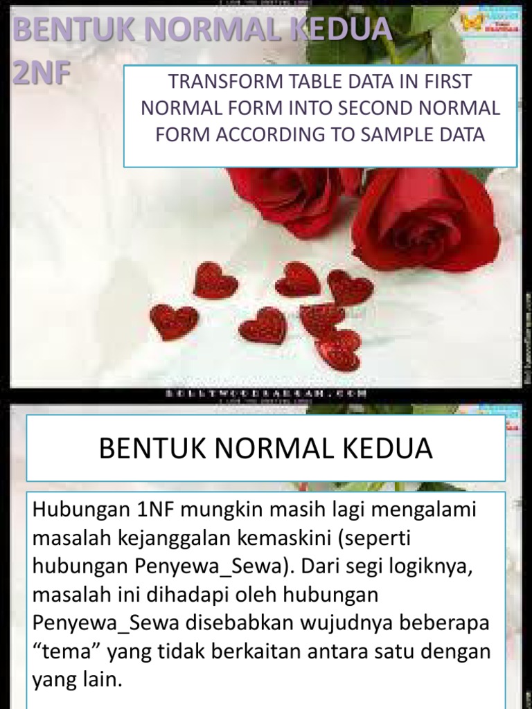 Bentuk Normal Kedua | PDF
