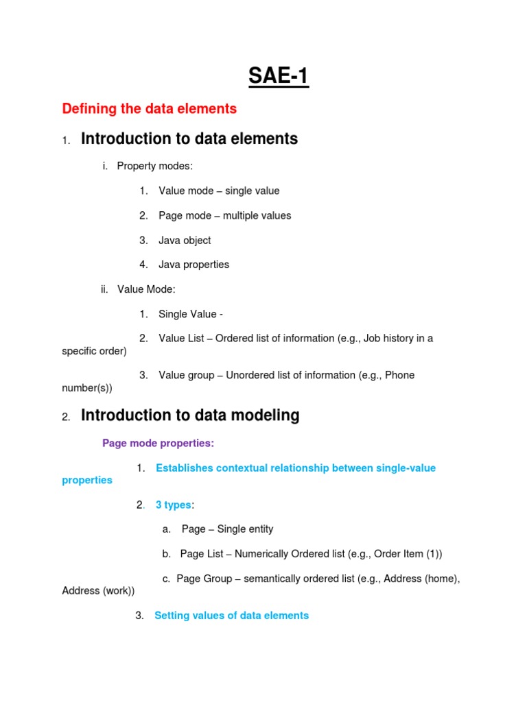 Sae 1 Important Points | PDF | Databases | Page Layout