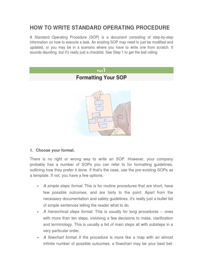 How To Write Standard Operating Procedure | PDF | Regulatory Compliance ...