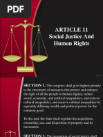 Social Justice in the 1987 Constitution | PDF | Human Rights | Employment
