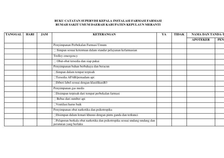 Dokumen Inspeksi Berkala | PDF