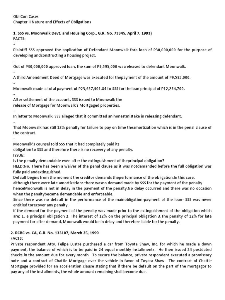 Case Digests | PDF | Promissory Note | Guarantee