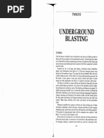 Blasting Design For Underground Excavation | PDF | Drilling | Tunnel