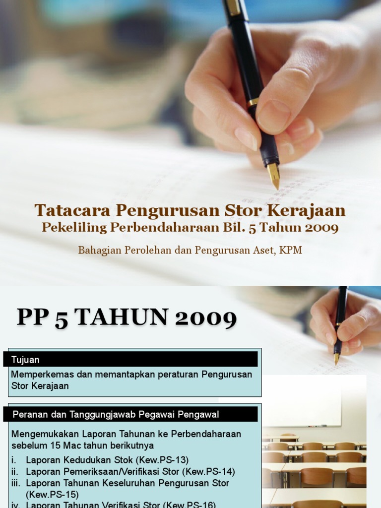 Taklimat Pengurusan Stor | PDF