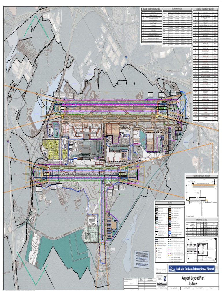 RDU Sheet-04-Airport-Layout-Plan-Future-Signed PDF | PDF | Physical ...