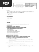 SOP Operasional WTP & WWTP | PDF | Teknologi & Rekayasa