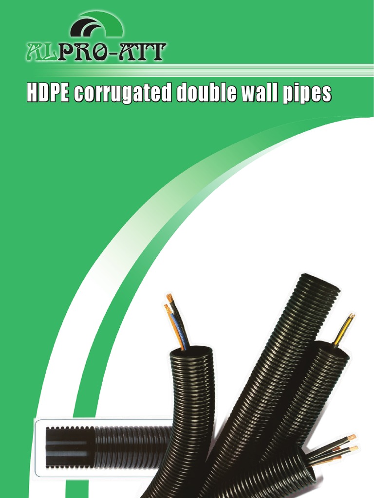 HDPE Double Wall Corrugated Pipes Guide | PDF | Pipe (Fluid Conveyance ...