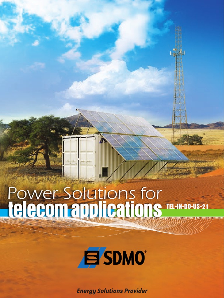 Telecom Power Solutions by SDMO | PDF | Electric Power | Solar Power