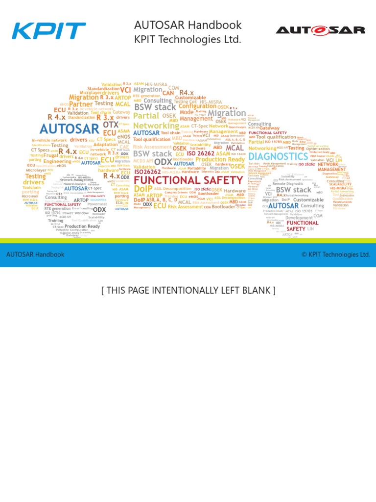 Kpit Autosar Handbook PDF | PDF | Application Programming Interface | Component Based Software ...