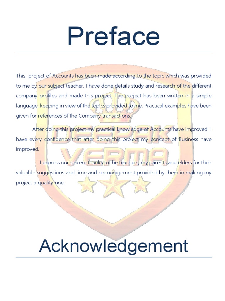 Accounts Project File | PDF | Bookkeeping | Debits And Credits