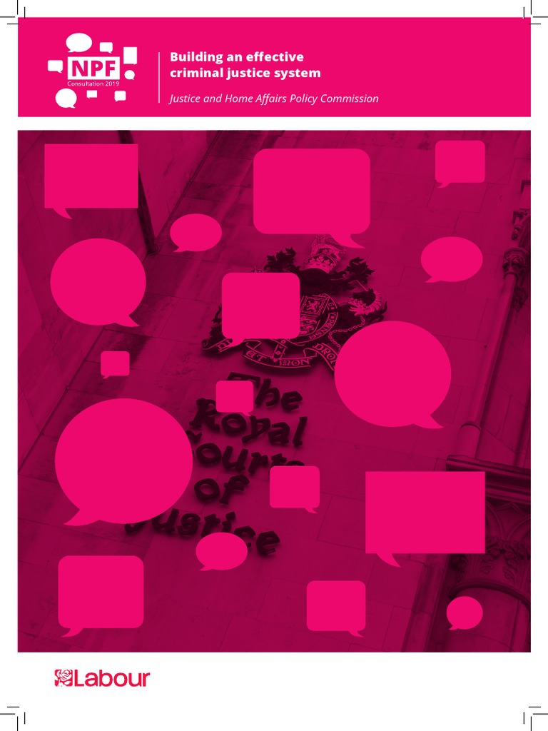 Building An Effective Criminal Justice System | PDF | Rehabilitation (Penology) | Prison