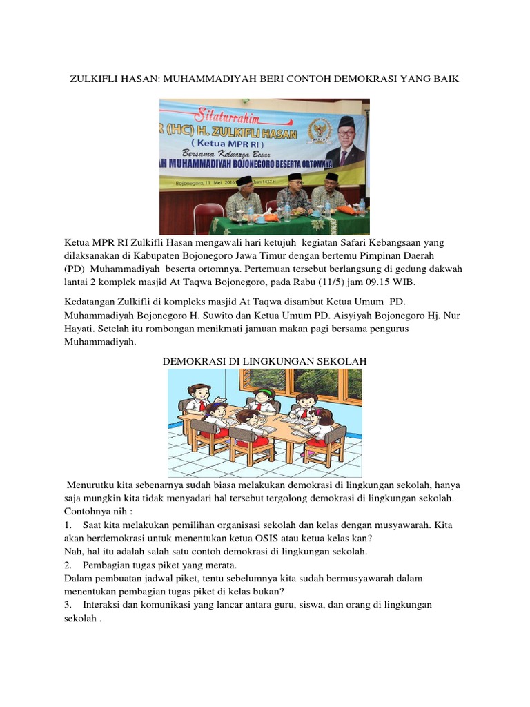 Contoh Demokrasi Beserta Gambarnya - Aneka Contoh