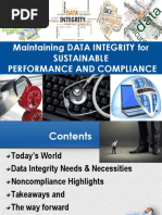 Data Integrity in Pharma Industry | PDF | Integrity
