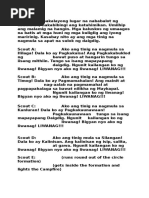 Scouting-Sama Sama Script | PDF