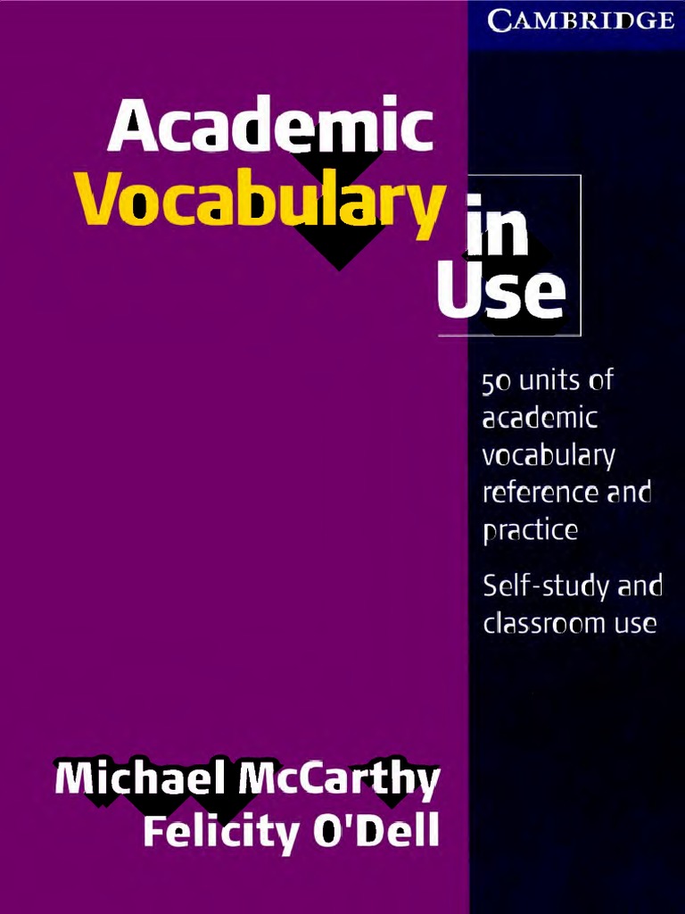 Page 1 CAMBRIDGE Academic Vocabulary in Use 50 Units of Academic ...