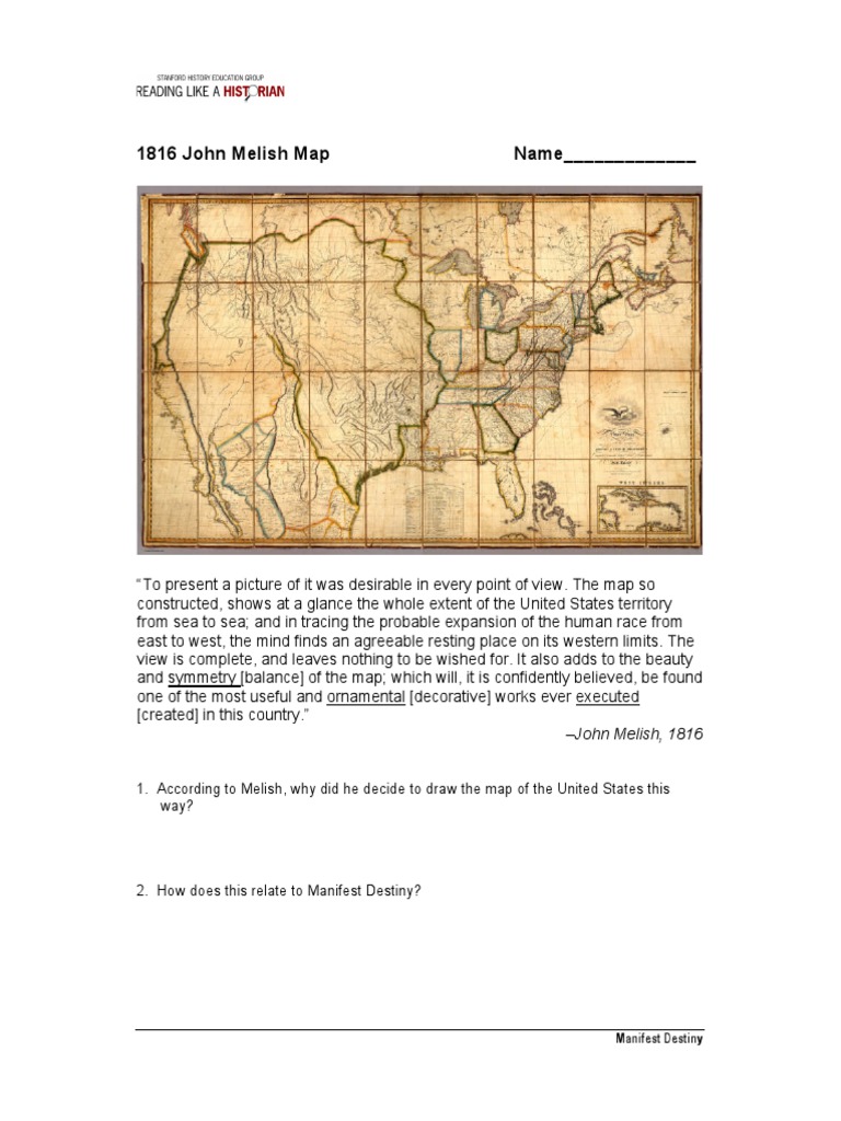 Manifest Destiny & John O’Sullivan Analysis | PDF | Travel