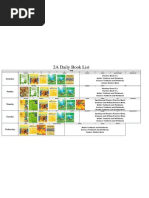 Kindergarten Year Long Plan Version 2.0 | PDF