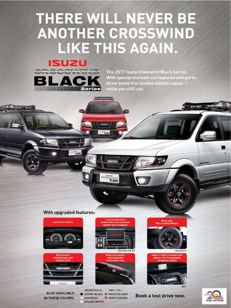 Isuzu Crosswind Brochure | PDF