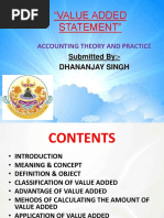 Value Added Statement | PDF | Value Added | Value (Economics)